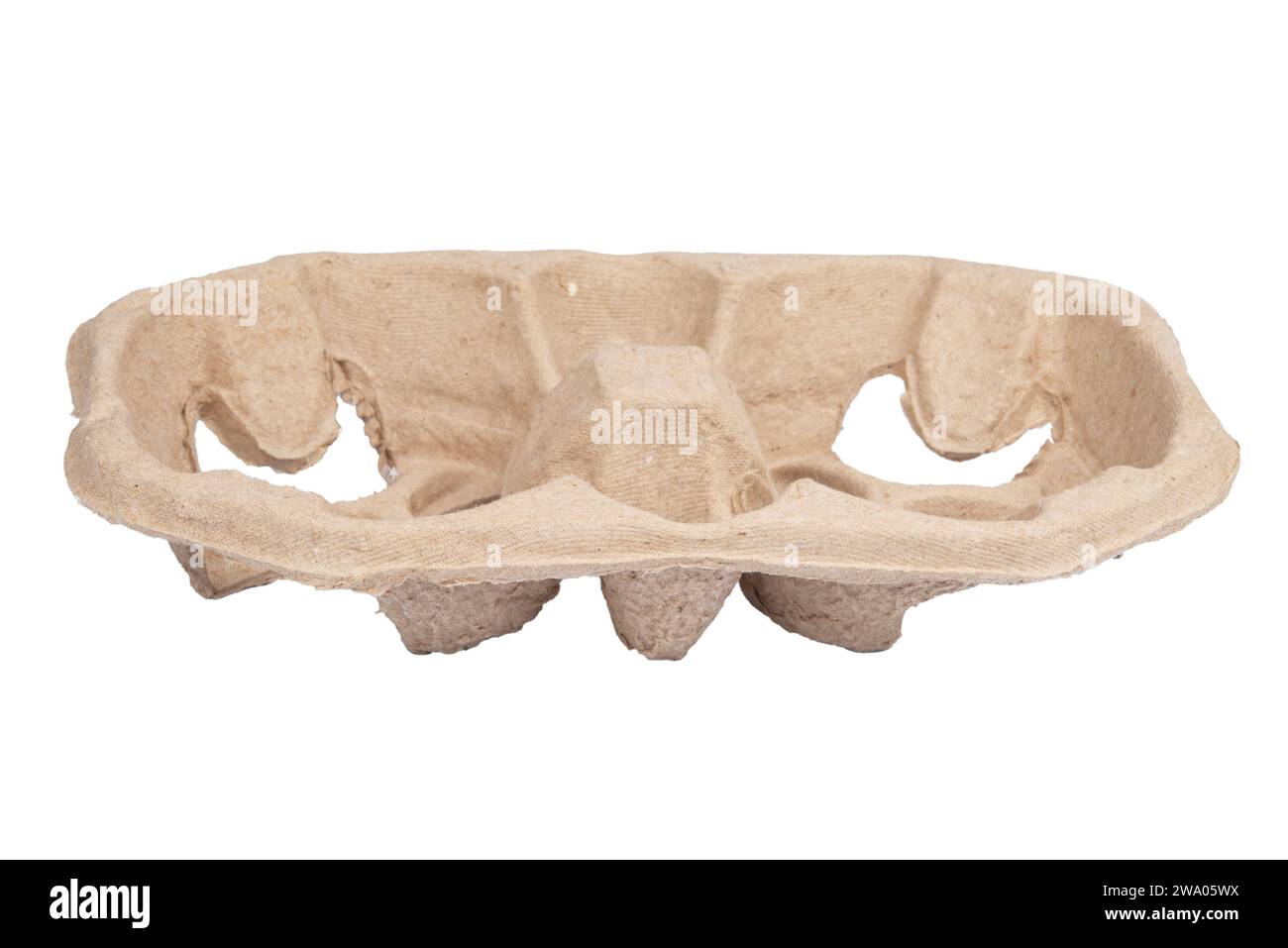 Container for fast food and drinks isolated on white. Recyclable ...