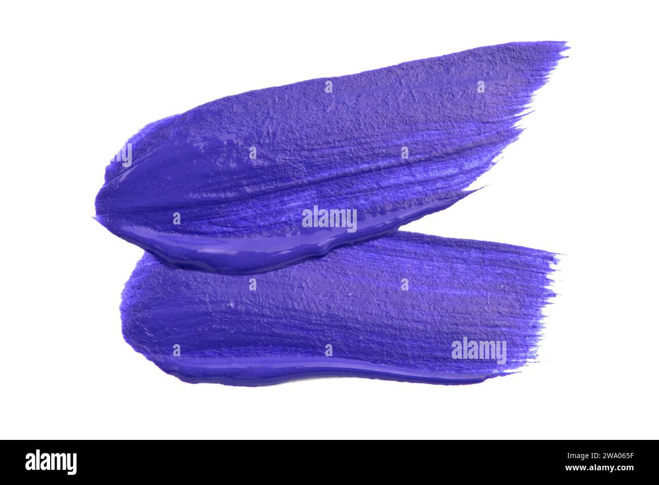 acrylic paint smear isolated on white background Stock Photo - Alamy