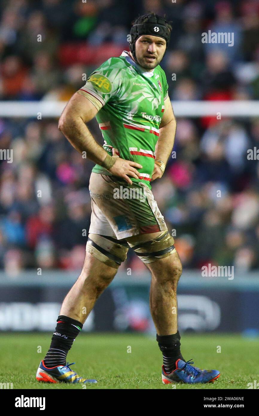 Matt Rogerson of Leicester Tigers during the Gallagher Premiership ...