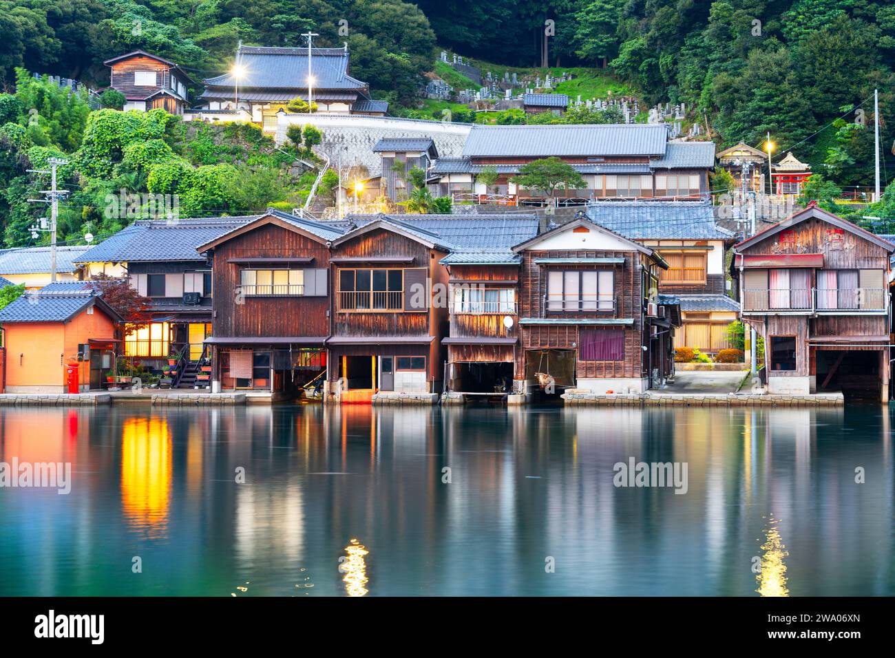 Ine boathouses traditional funaya hi-res stock photography and images ...