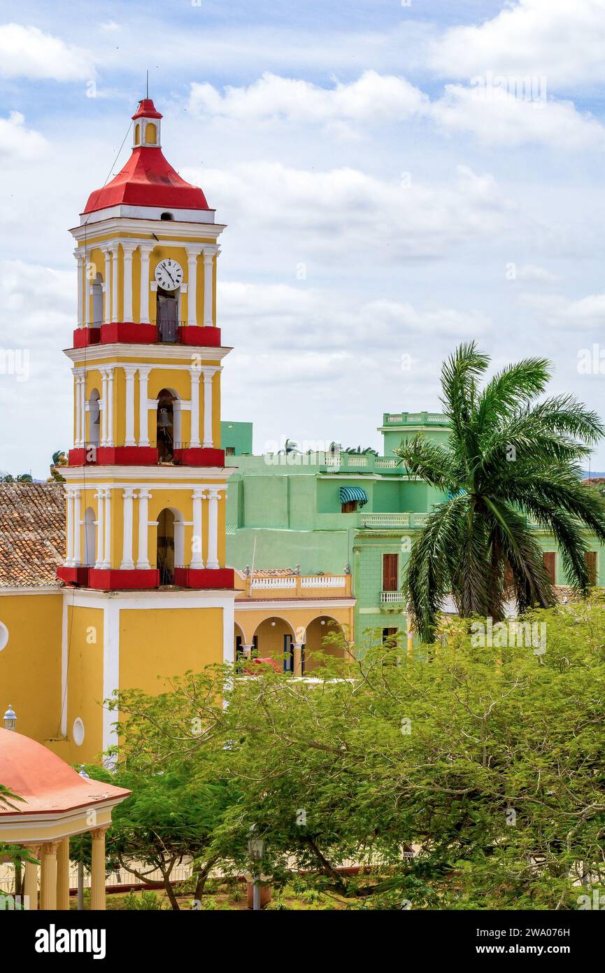 REMEDIOS, CUBA: Colonial catholic church named Saint John the Baptist ...