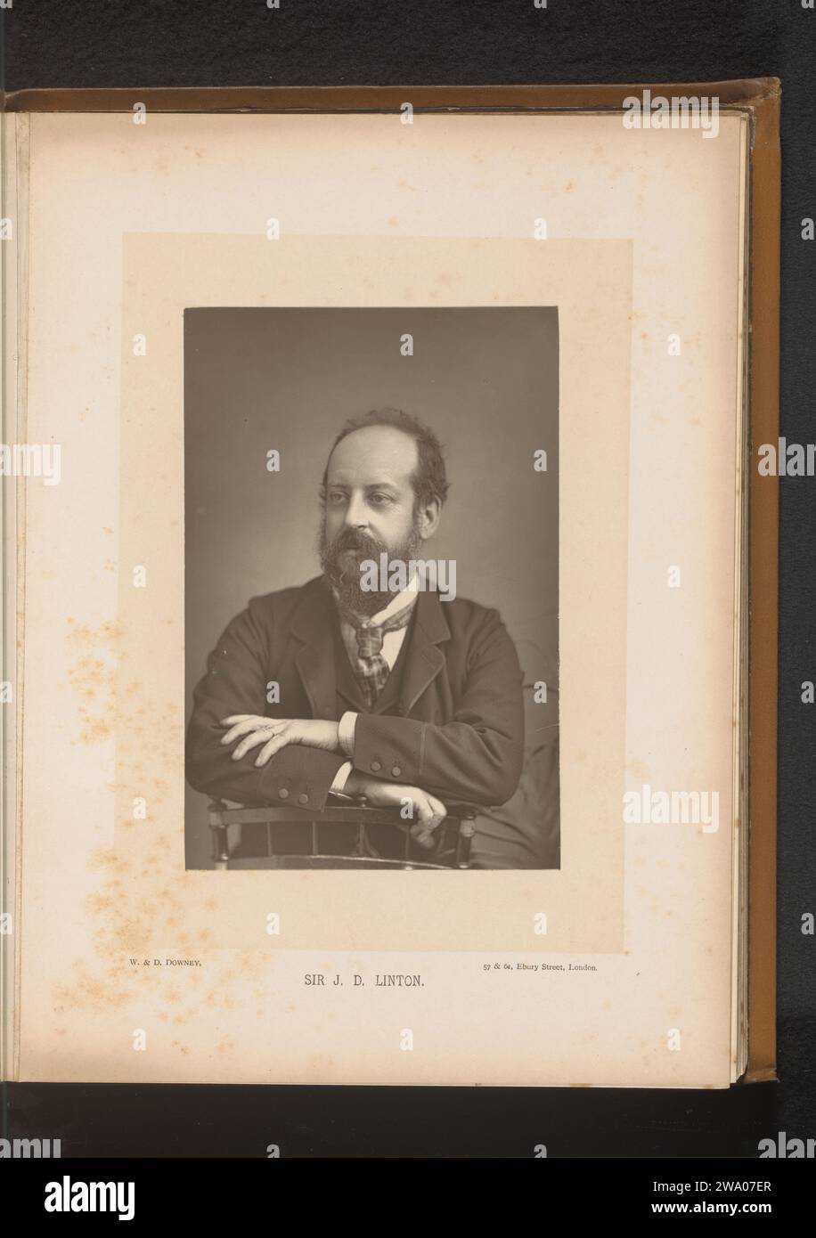 Portret van James Dromgole Linton, William & Daniel Downey, c. 1880 ...