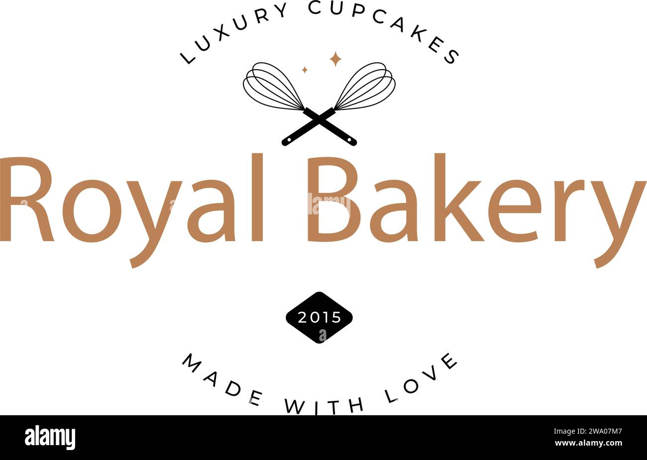 Free Vector | Bakery logo template editable file Stock Vector Image ...