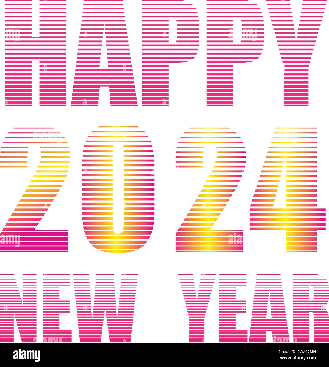 New year clock 2024 Stock Vector Images - Alamy