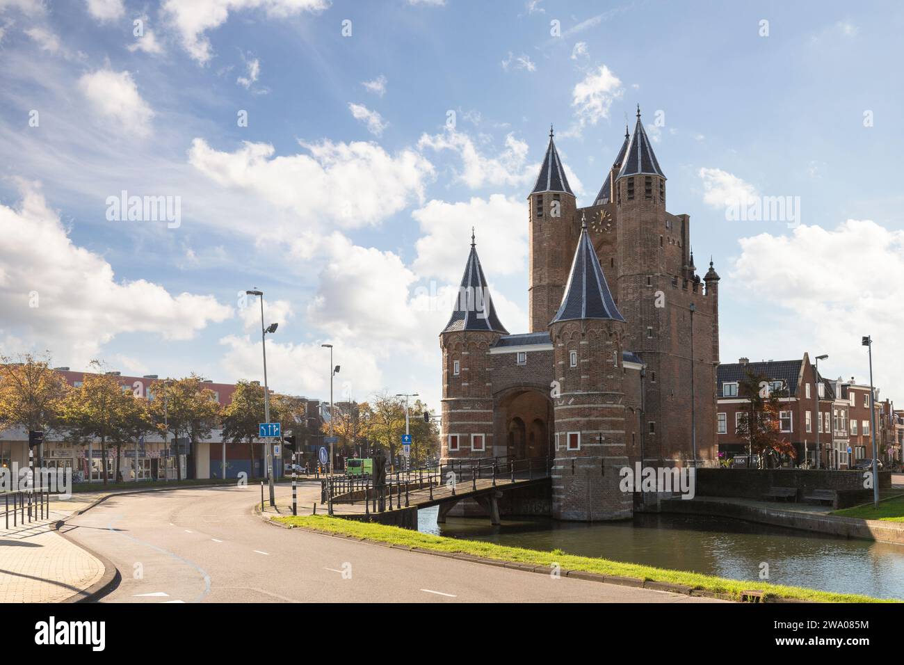 City gate Amsterdamse Poort in Haarlem Stock Photo - Alamy