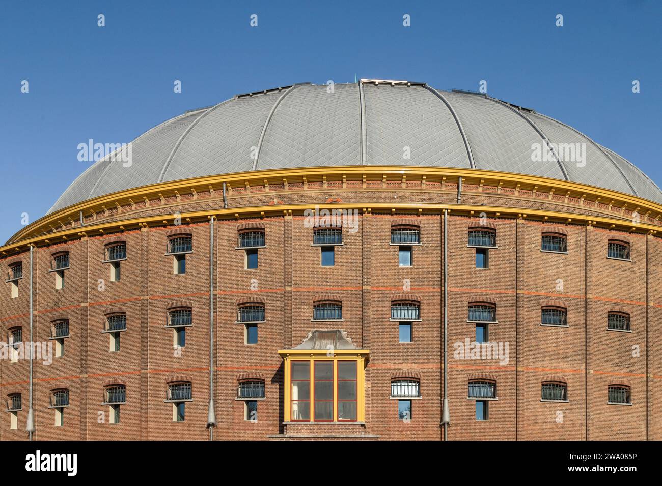 The dome of the former penal prison in the city of Haarlem in the ...