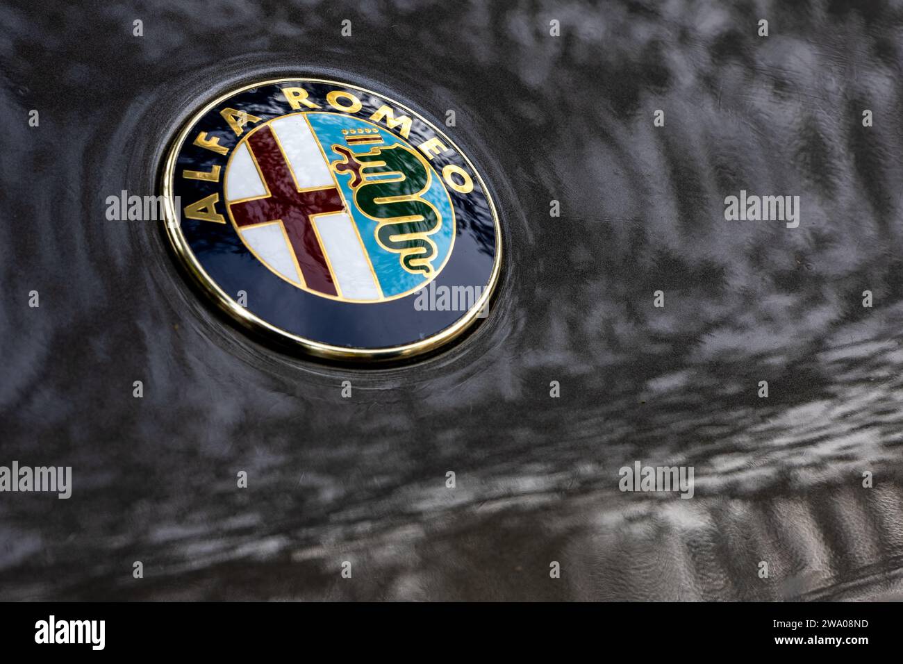 Alfa Romeo badge Stock Photo - Alamy
