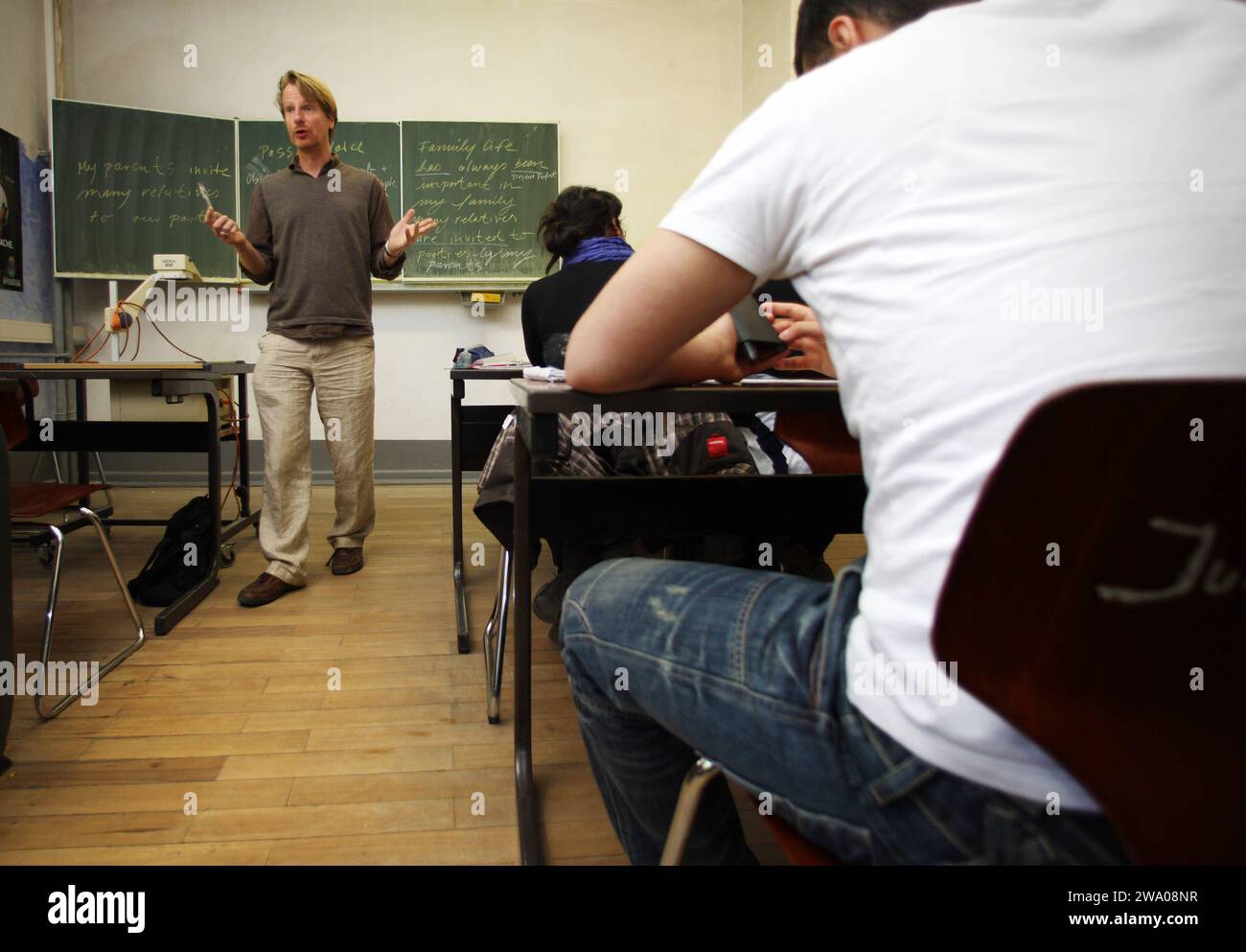 Unterricht in einer Schule / model realase vorhanden GER, Berlin ...