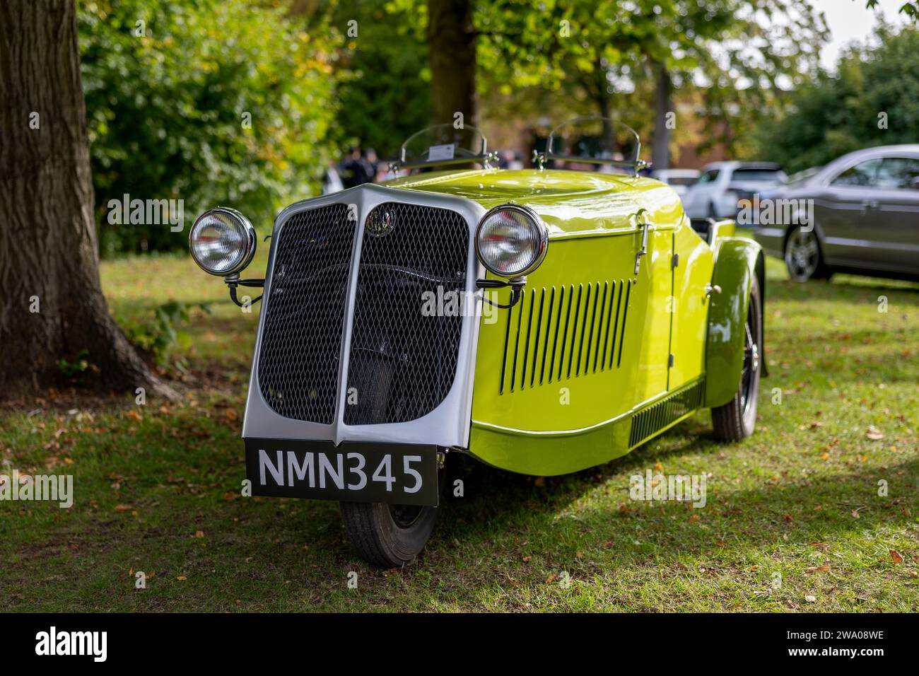 1936 Raleigh Safety Seven, on display at the Bicester Heritage Scramble ...