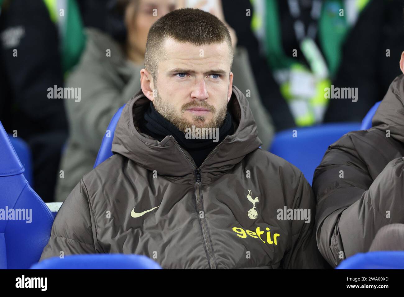 Eric Dier of Tottenham Hotspur FC at the AMEX stadium in Brighton Stock ...