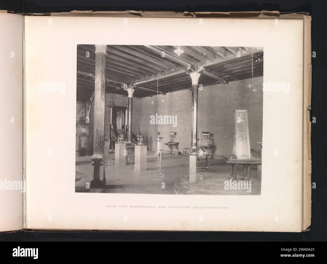 Room for electrical and magetic measurements, Edward H. Hart, c. 1885 ...