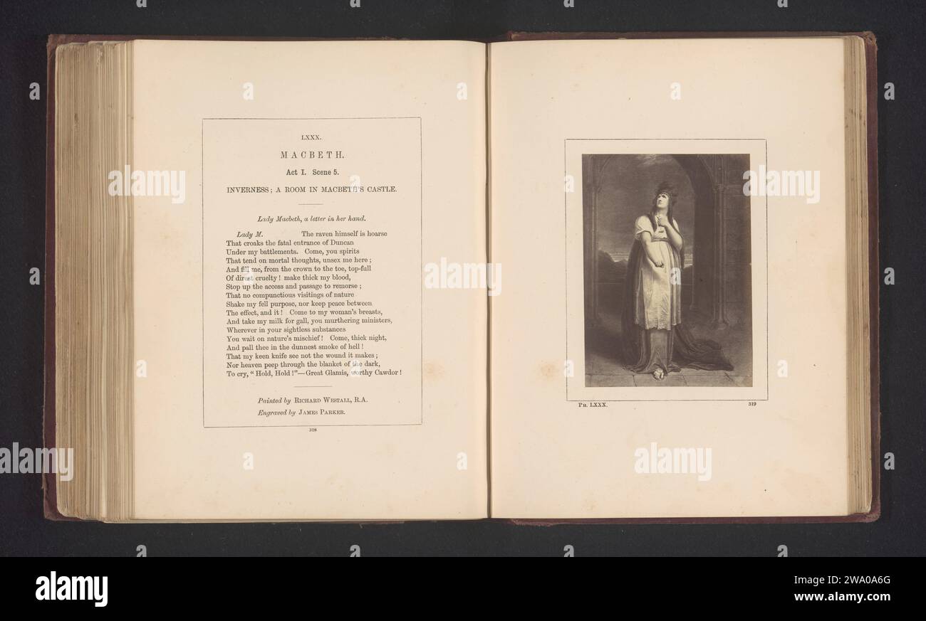 Photo production from a print to a painting by Richard Westall ...