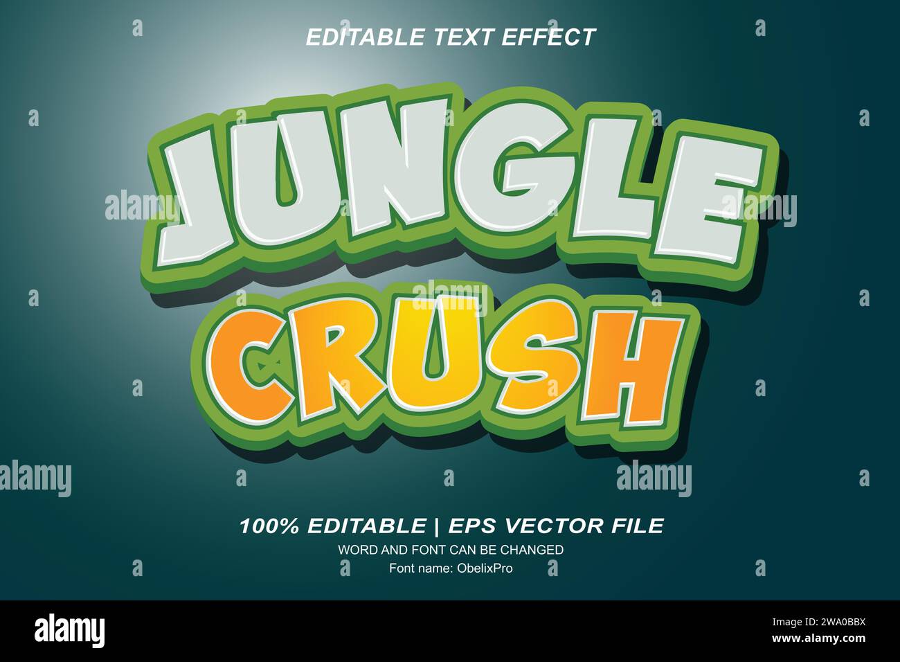 Editable typography effect hi-res stock photography and images - Alamy