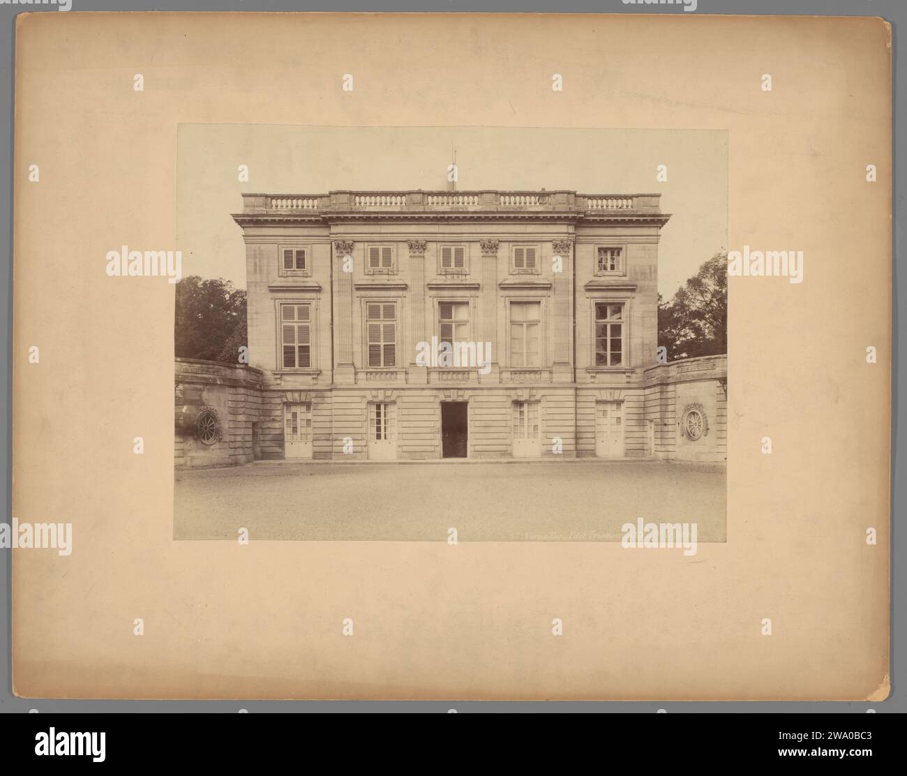 View of Klein Trianon in Versailles, Anonymous, 1850 - 1900 photograph ...