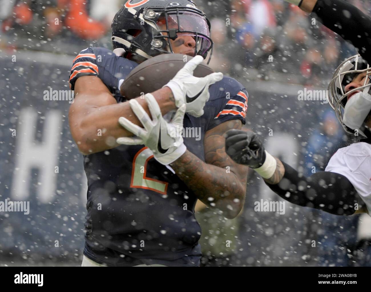 Chicago, United States. 31st Dec, 2023. Chicago Bears wide receiver DJ ...