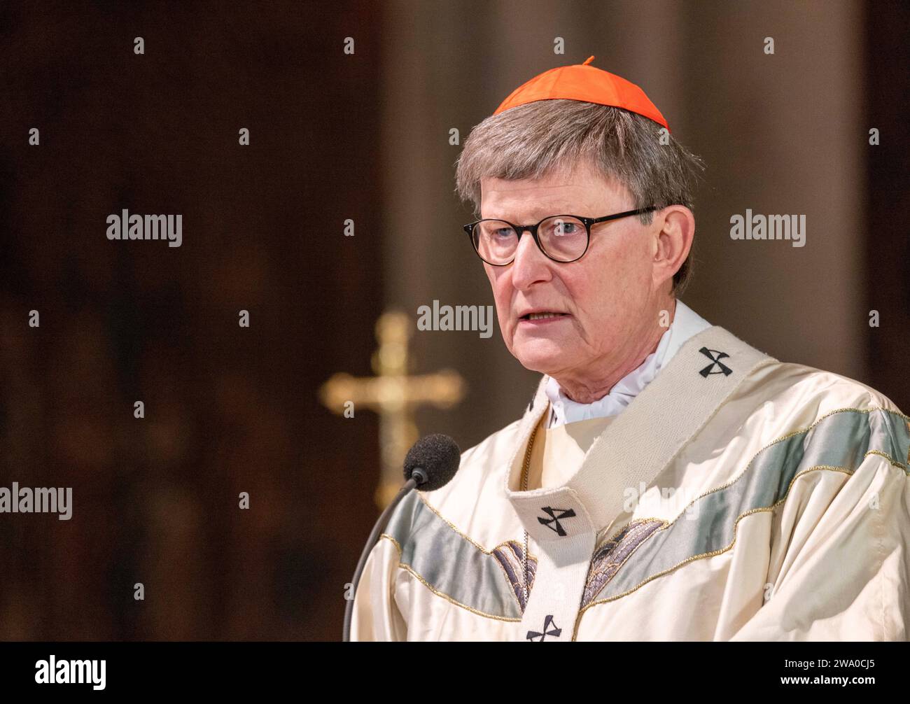 Cologne, Germany. 31st Dec, 2023. Cardinal Rainer Maria Woelki ...