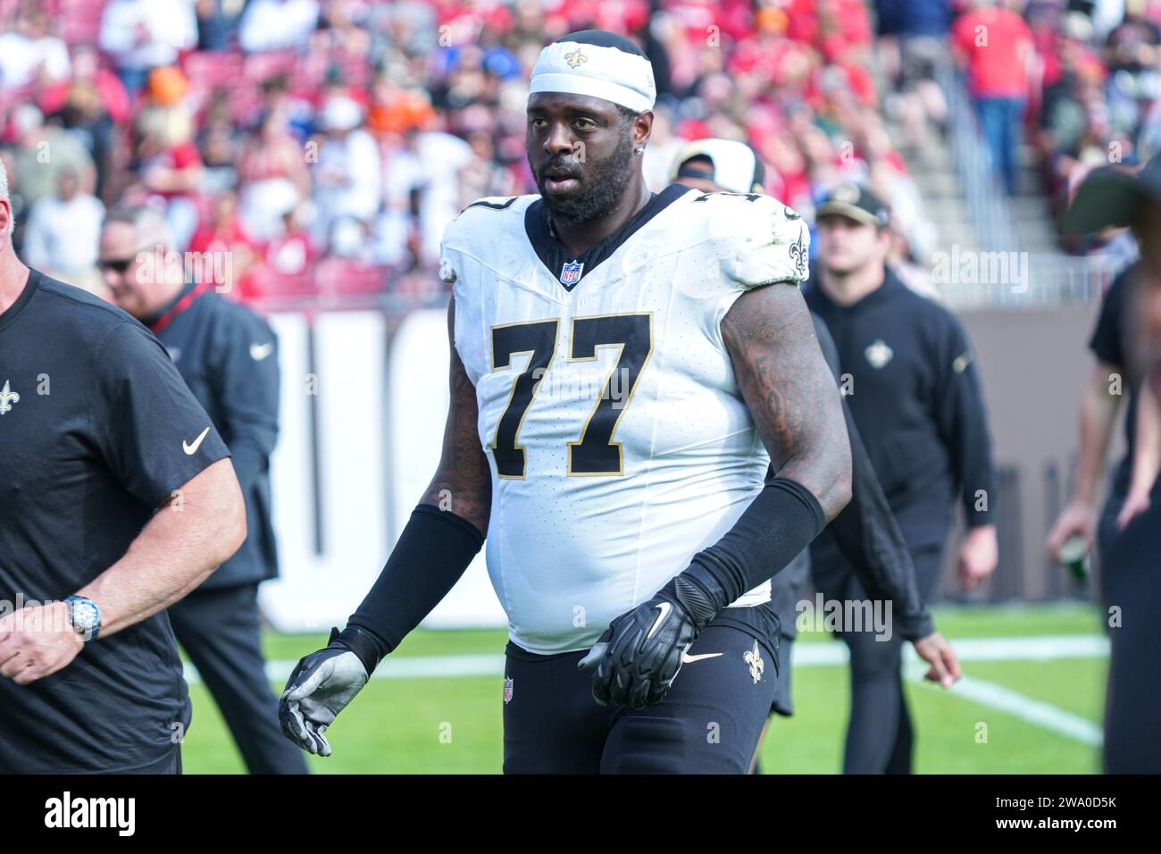 Tampa Bay, Florida, USA, December 31, 2023, New Orleans Saints player ...