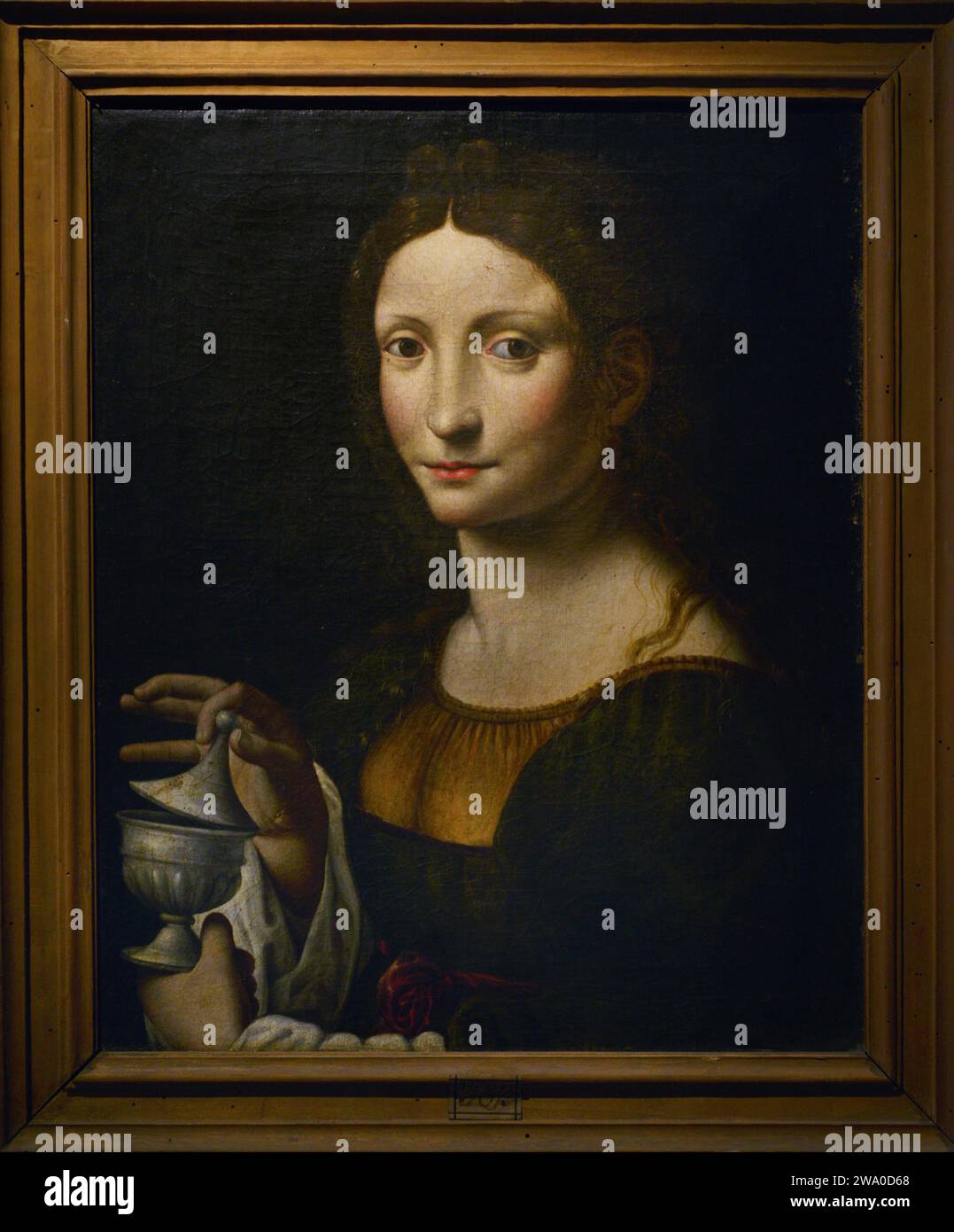 Mary Magdalene. Disciple of Jesus of Nazareth. Portrait by a Milanese ...