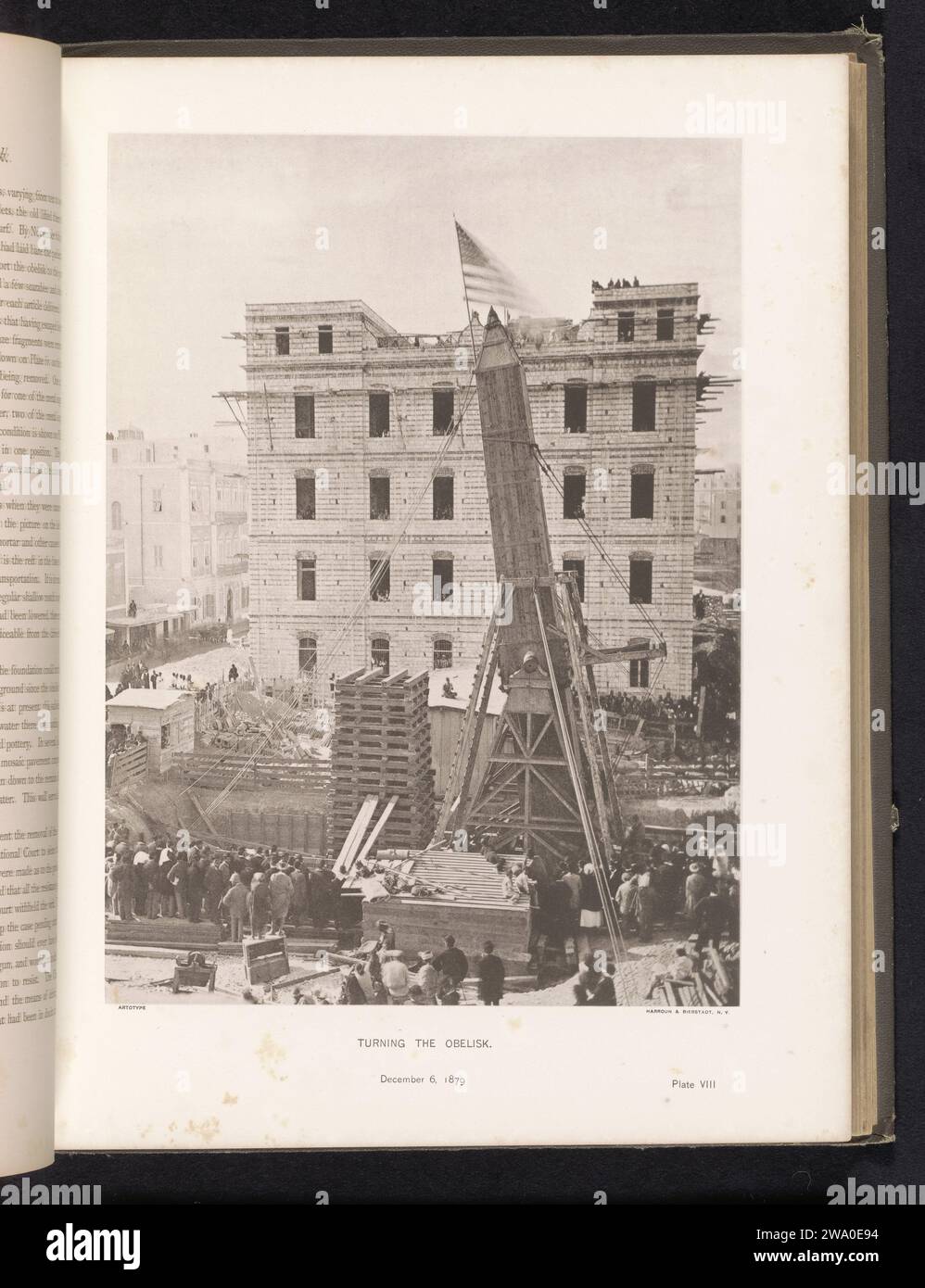Turning the obelisk, anonymous, 1879 photomechanical print ...