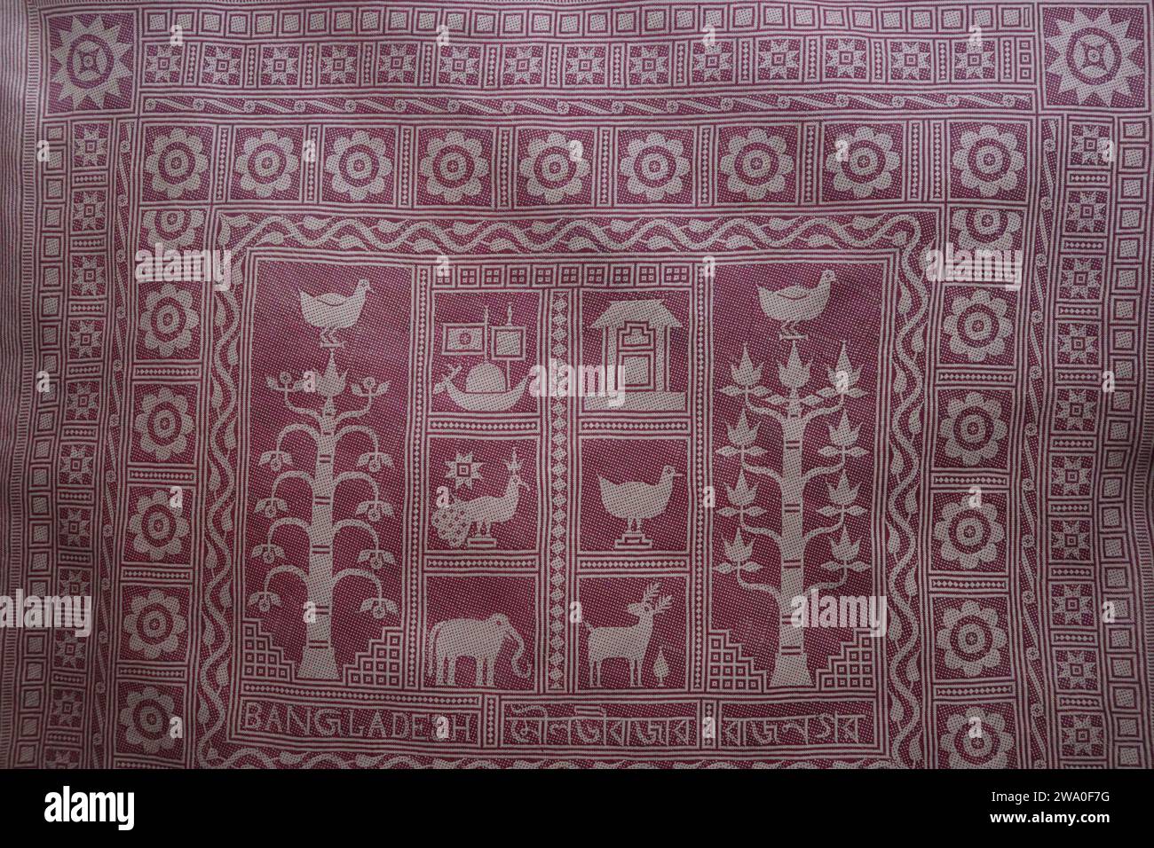 Dhaka, Bangladesh. 1st Jan, 2024. Shitol Pati (a kind of mat) displayed ...