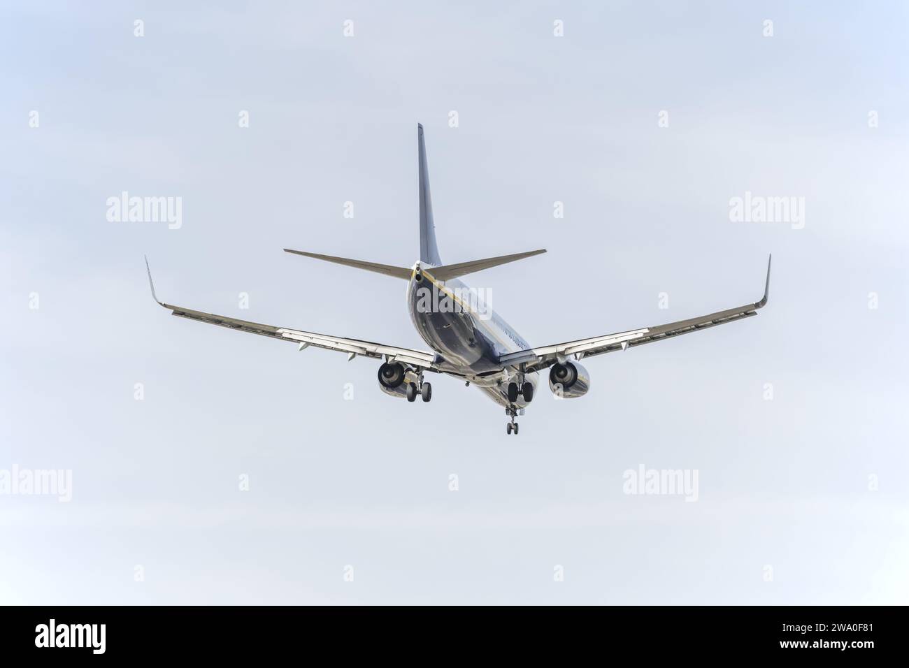 Jet plane rear view hi-res stock photography and images - Alamy