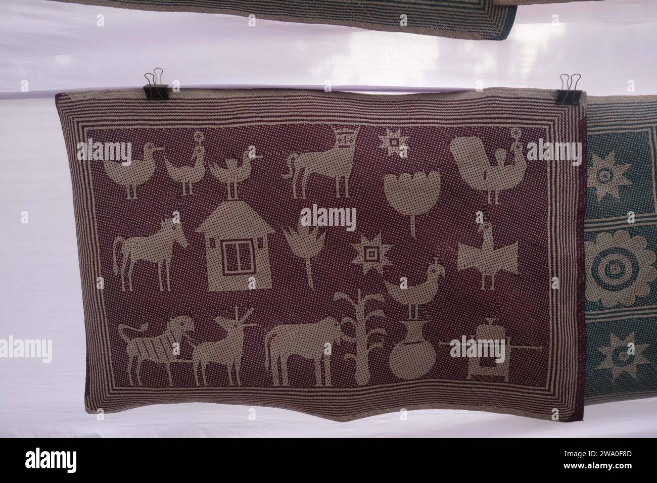 Dhaka, Bangladesh. 1st Jan, 2024. Shitol Pati (a kind of mat) displayed ...