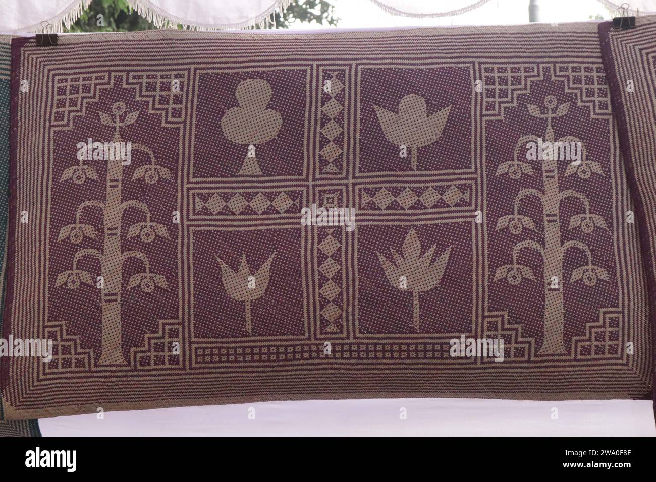 Dhaka, Bangladesh. 1st Jan, 2024. Shitol Pati (a kind of mat) displayed ...