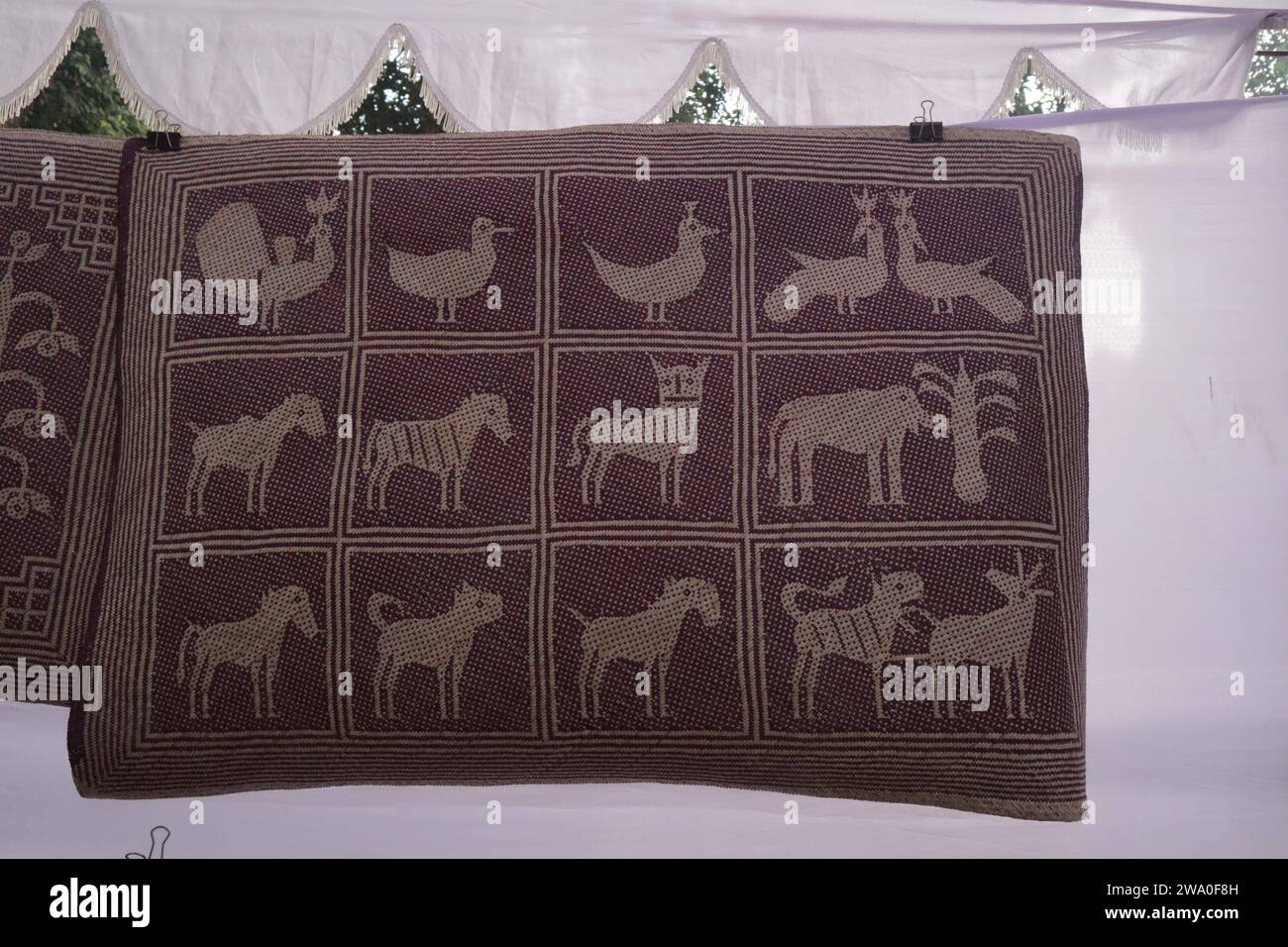 Dhaka, Bangladesh. 1st Jan, 2024. Shitol Pati (a kind of mat) displayed ...