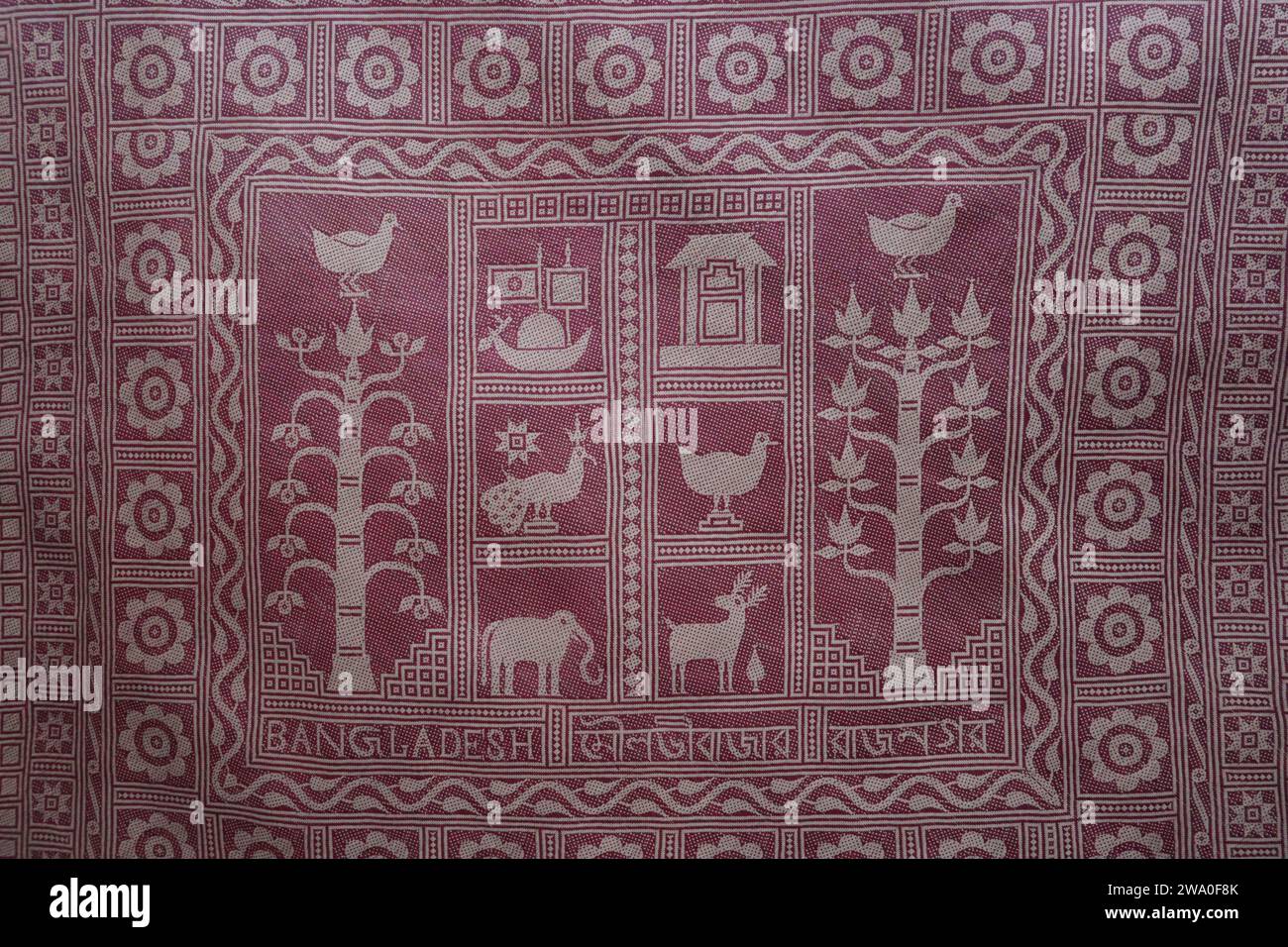 Dhaka, Bangladesh. 1st Jan, 2024. Shitol Pati (a kind of mat) displayed ...