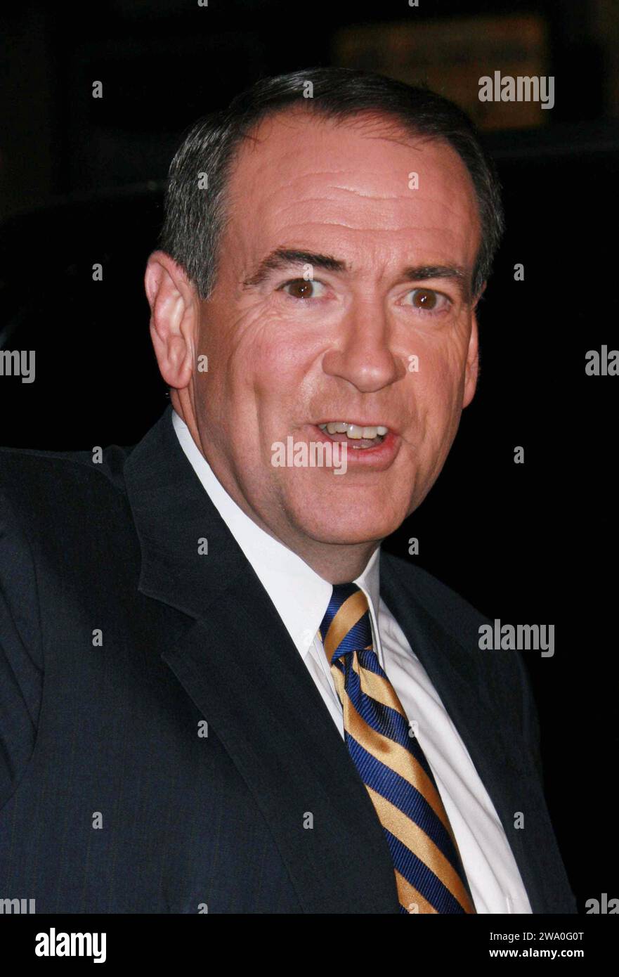 Gov. Mike Huckabee appearance on "Late Show with David Letterman" at ...