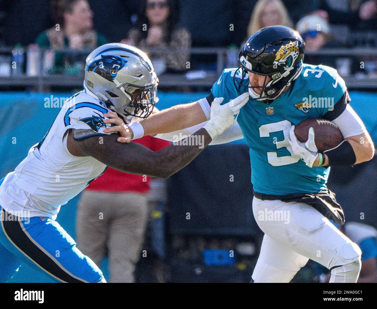 December 31, 2023: Jacksonville Jaguars quarterback C.J. Beathard (3 ...