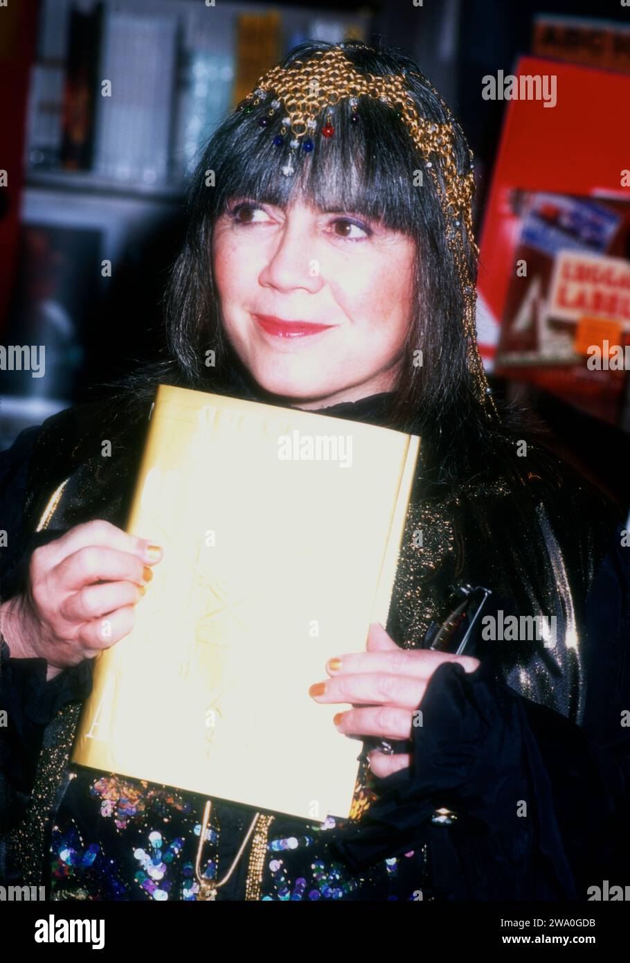 Los Angeles, California, USA 19th October 1996 Author Anne Rice book ...
