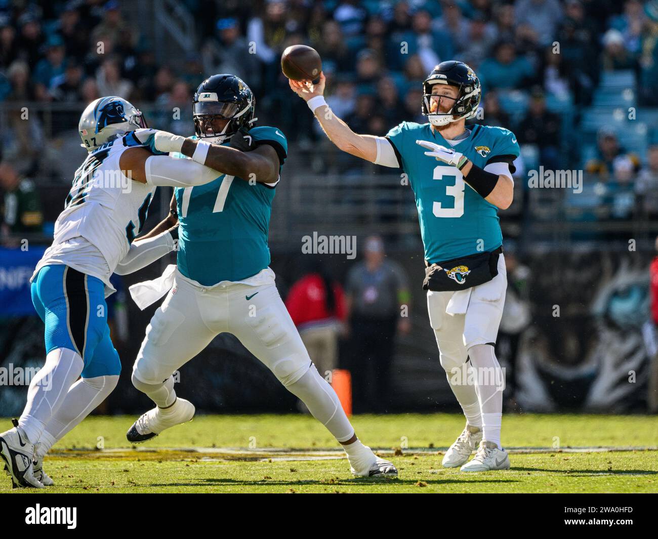 December 31, 2023: Jacksonville Jaguars quarterback C.J. Beathard (3 ...