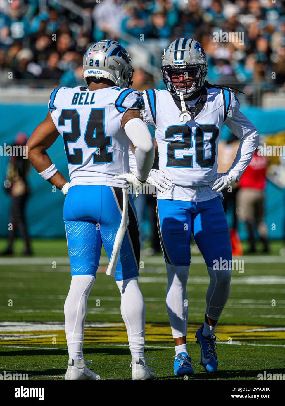 Jacksonville, FL, USA. 31st Dec, 2023. Carolina Panthers safety Vonn ...