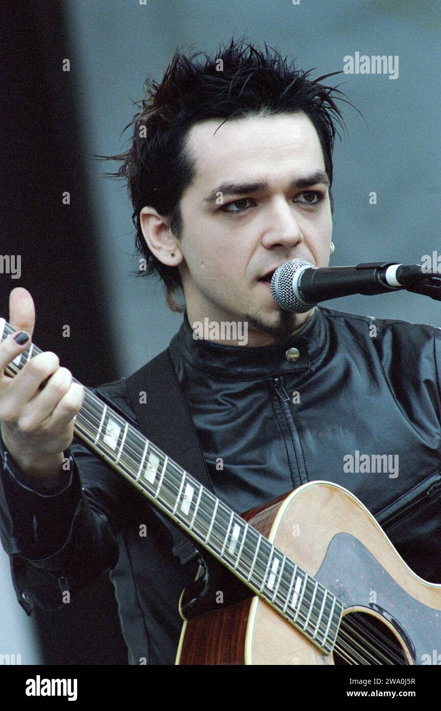 Imola Italy 1999-06-20 : Morgan singer and guitarist of the Bluvertigo ...