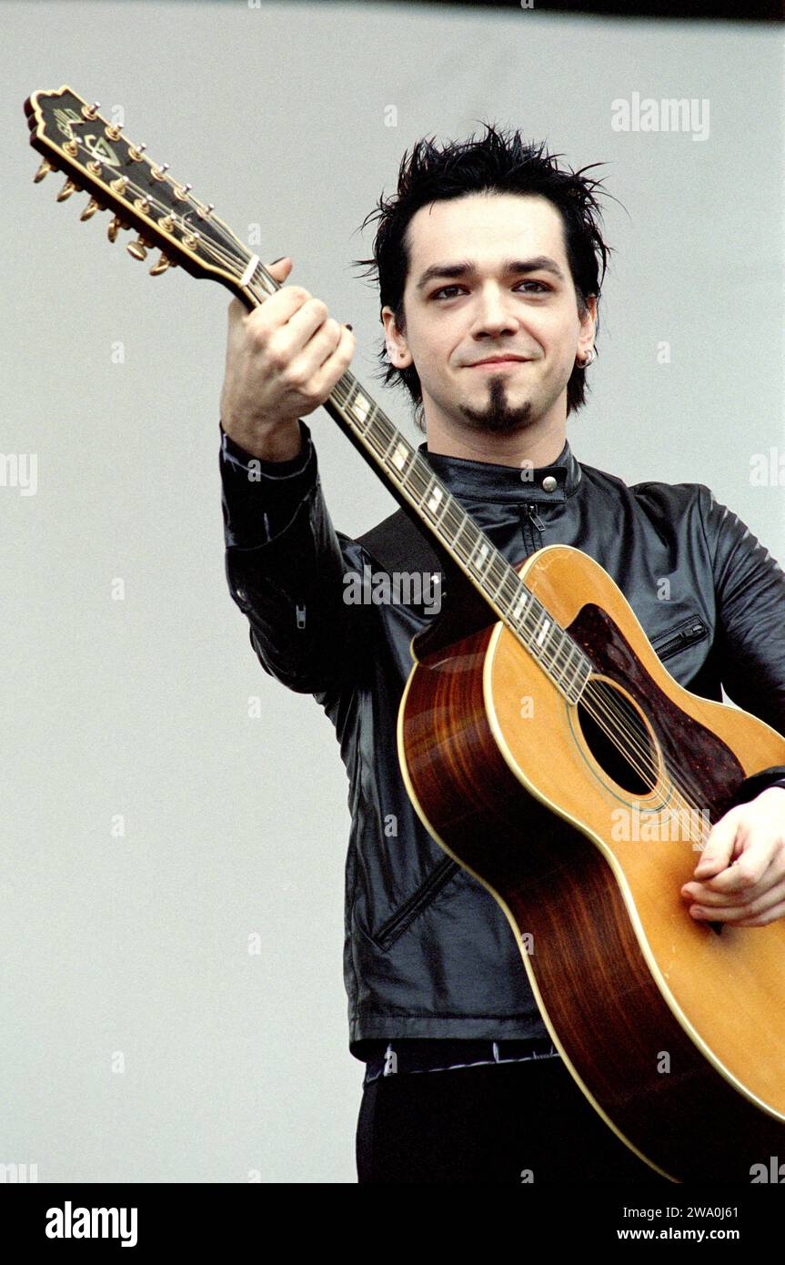 Imola Italy 1999-06-20 : Morgan singer and guitarist of the Bluvertigo ...