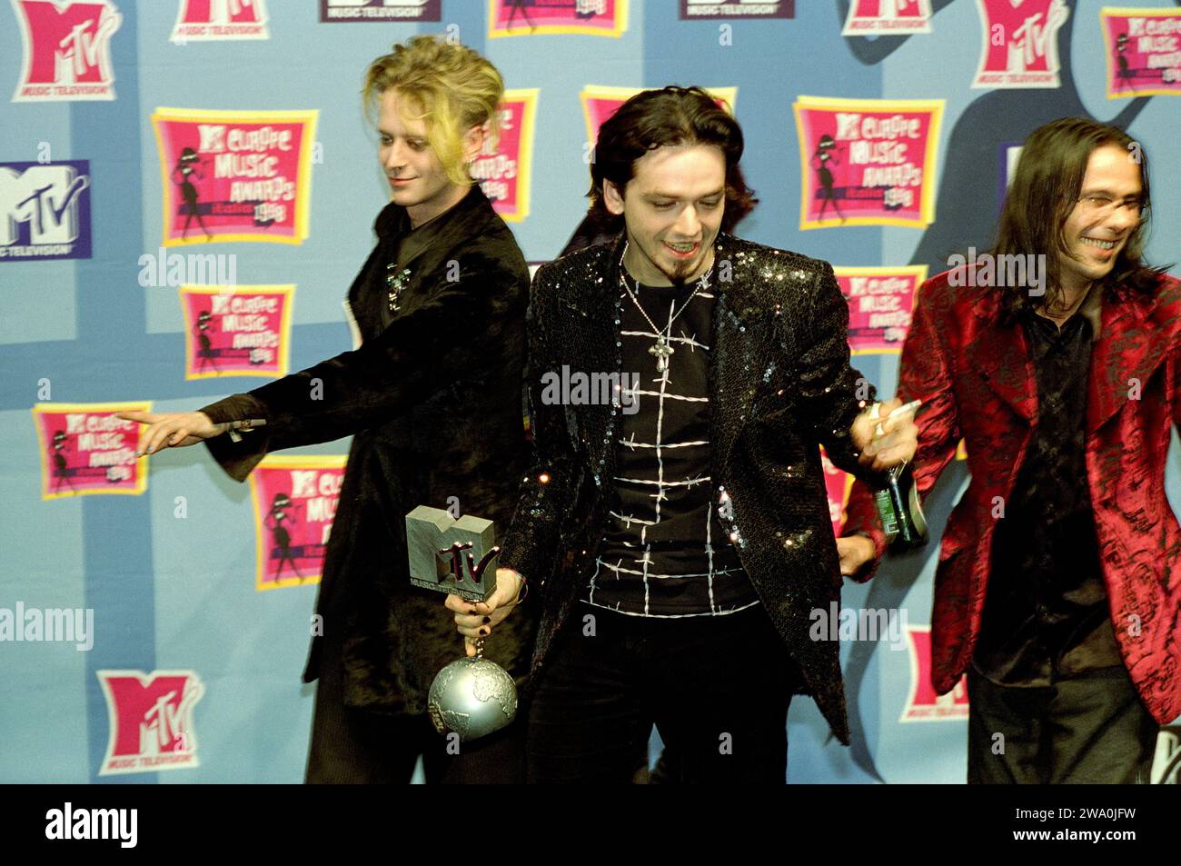 Bluvertigo italian music awards andrea fumagalli hi-res stock ...