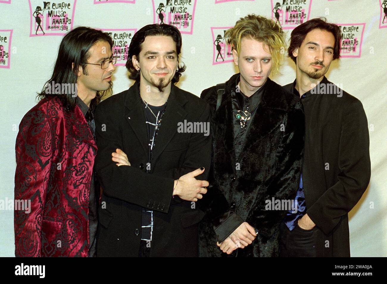 Bluvertigo italian music awards andrea fumagalli hi-res stock ...