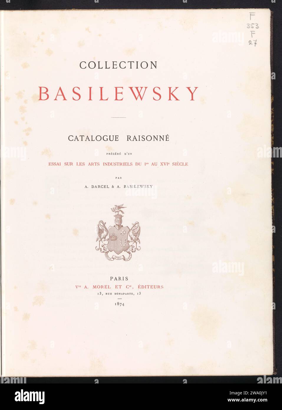 Collection basilewsky hi-res stock photography and images - Alamy