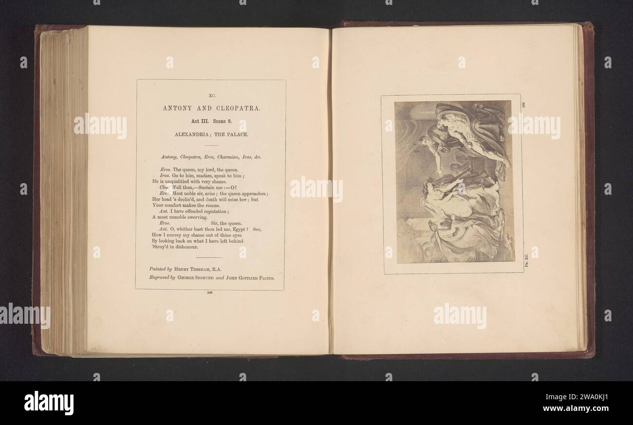 Photo production from a print to a painting by Henry Tresham ...