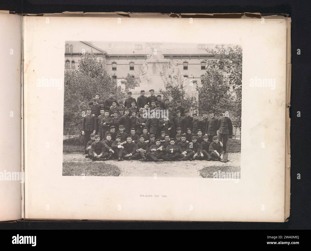 Class of '90, Edward H. Hart, 1890 photograph United States Naval ...