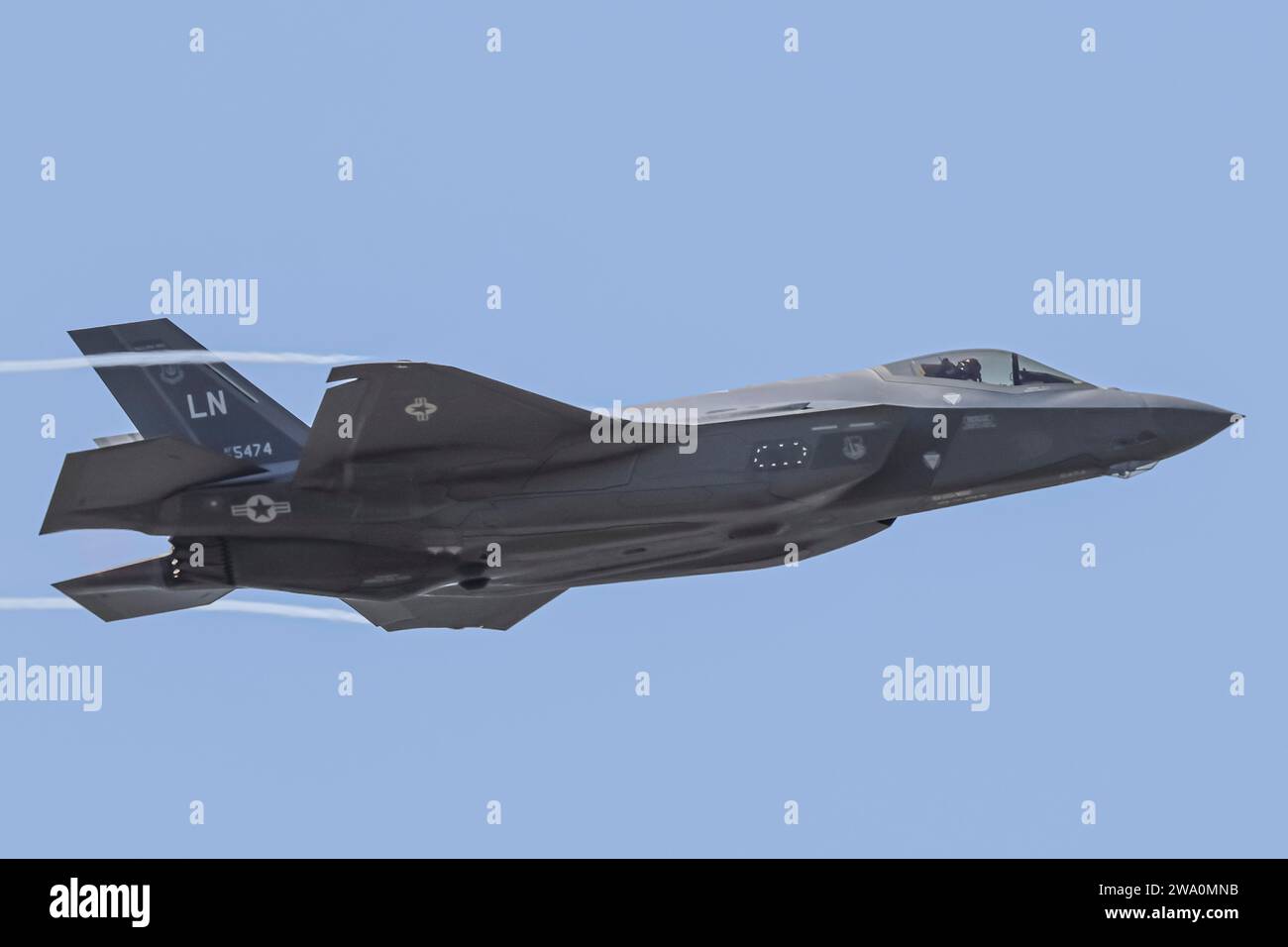 Paris, France. 23rd June, 2023. USAF Lockheed Martin F-35 Lightning II ...