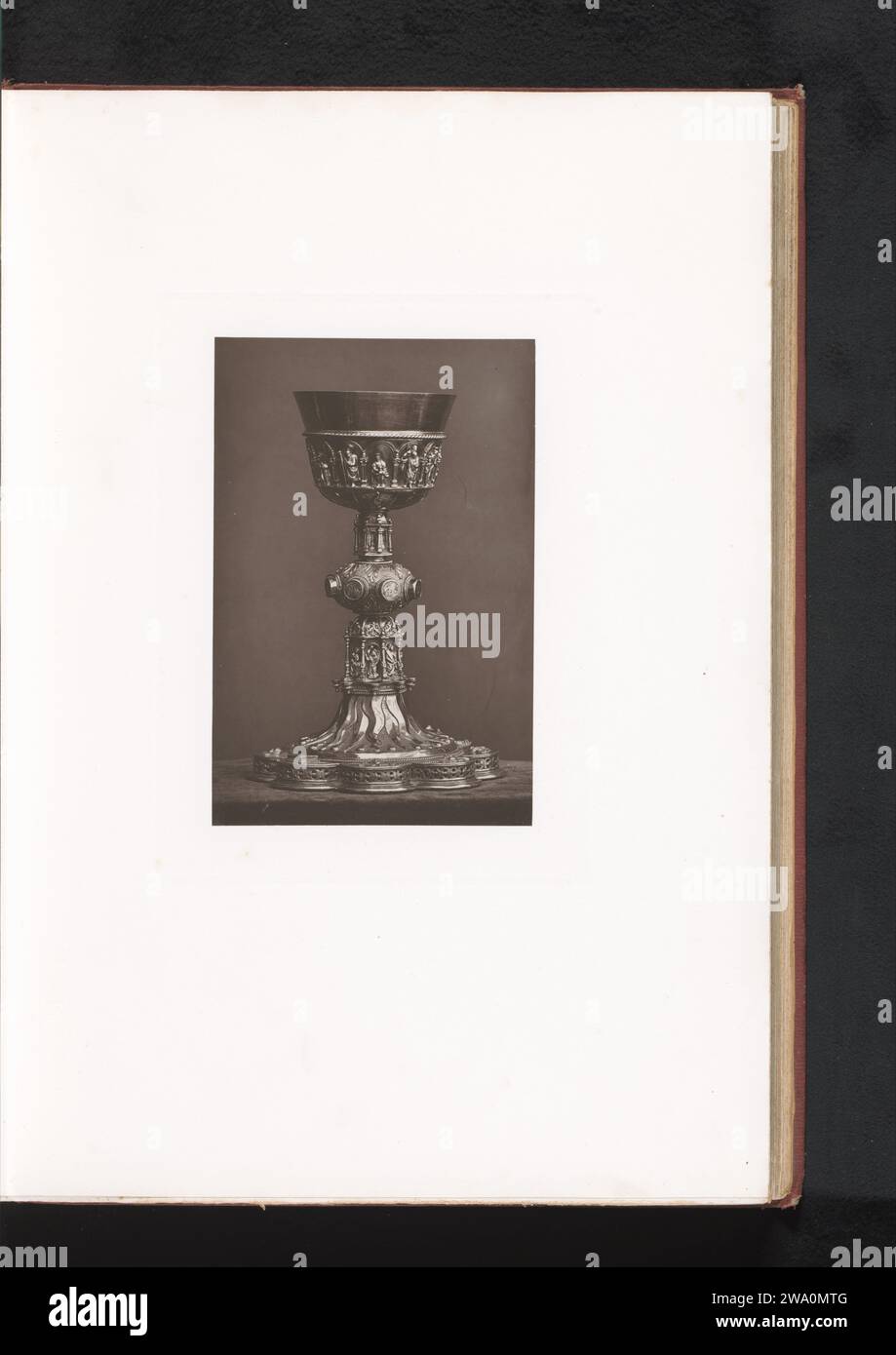 Chalice from a monastery in Tours, prepared during the exhibition ...