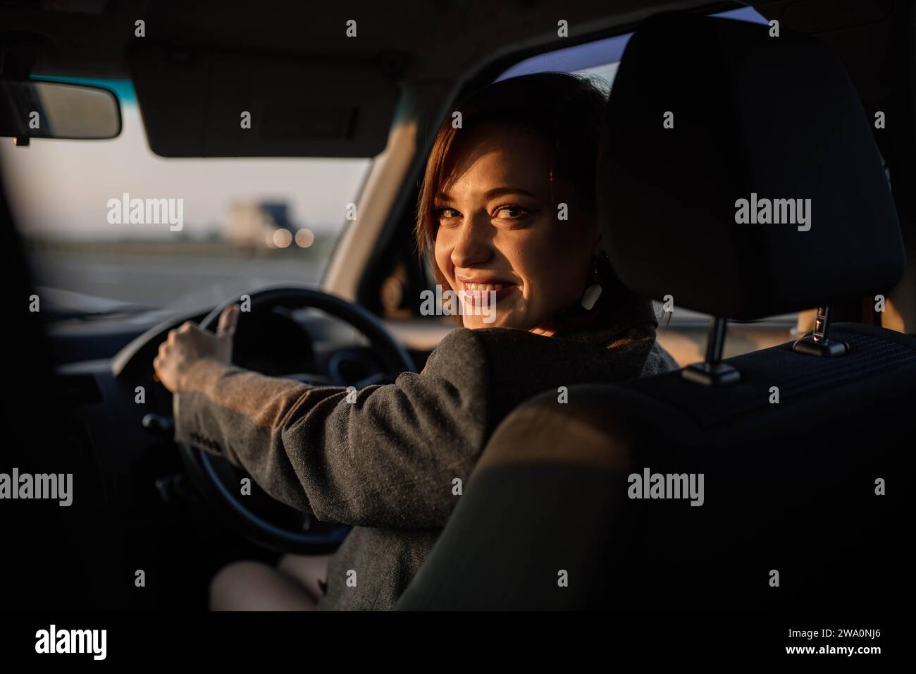 Female taxi driver hi-res stock photography and images - Alamy