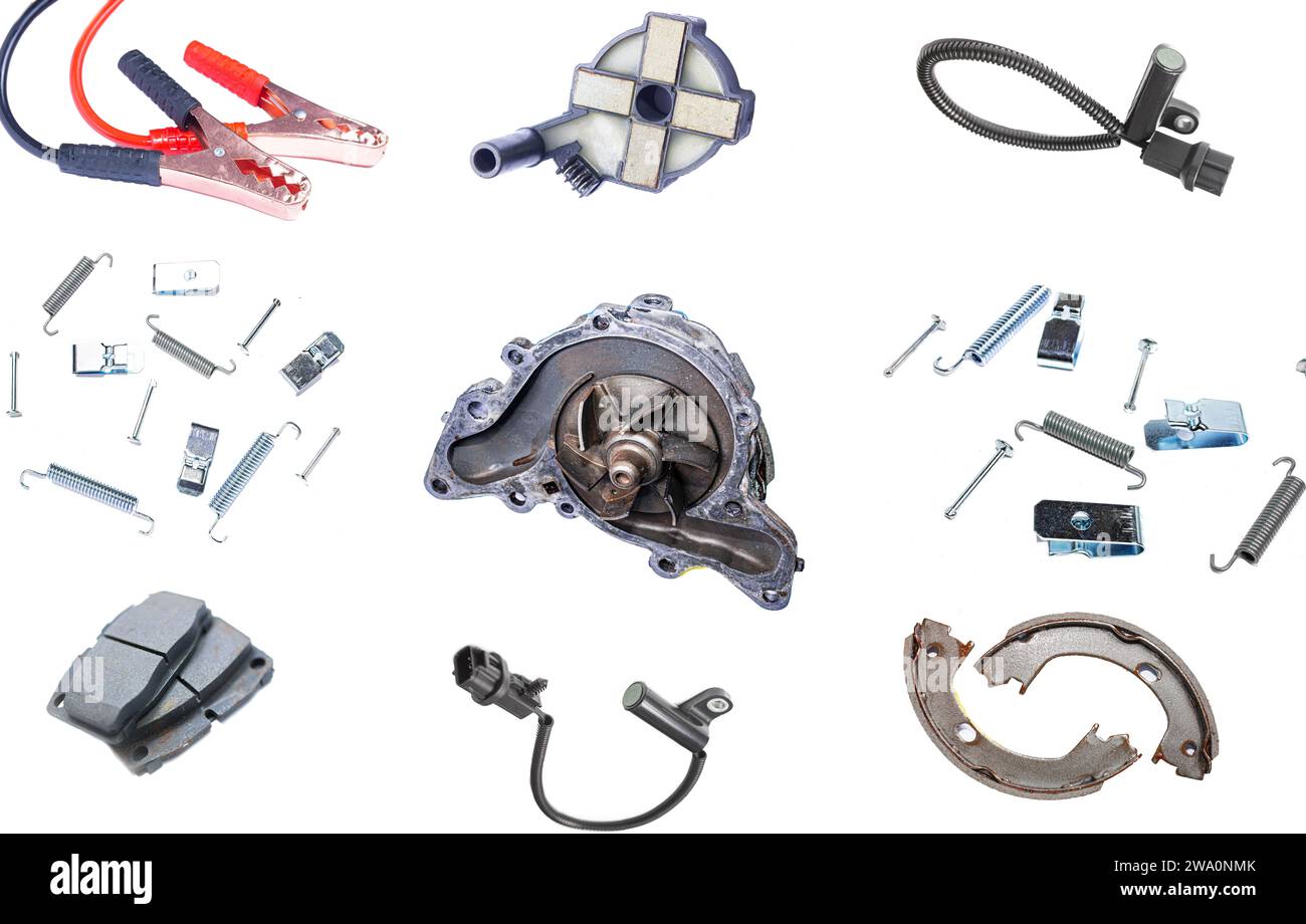 Car part collage hi-res stock photography and images - Alamy