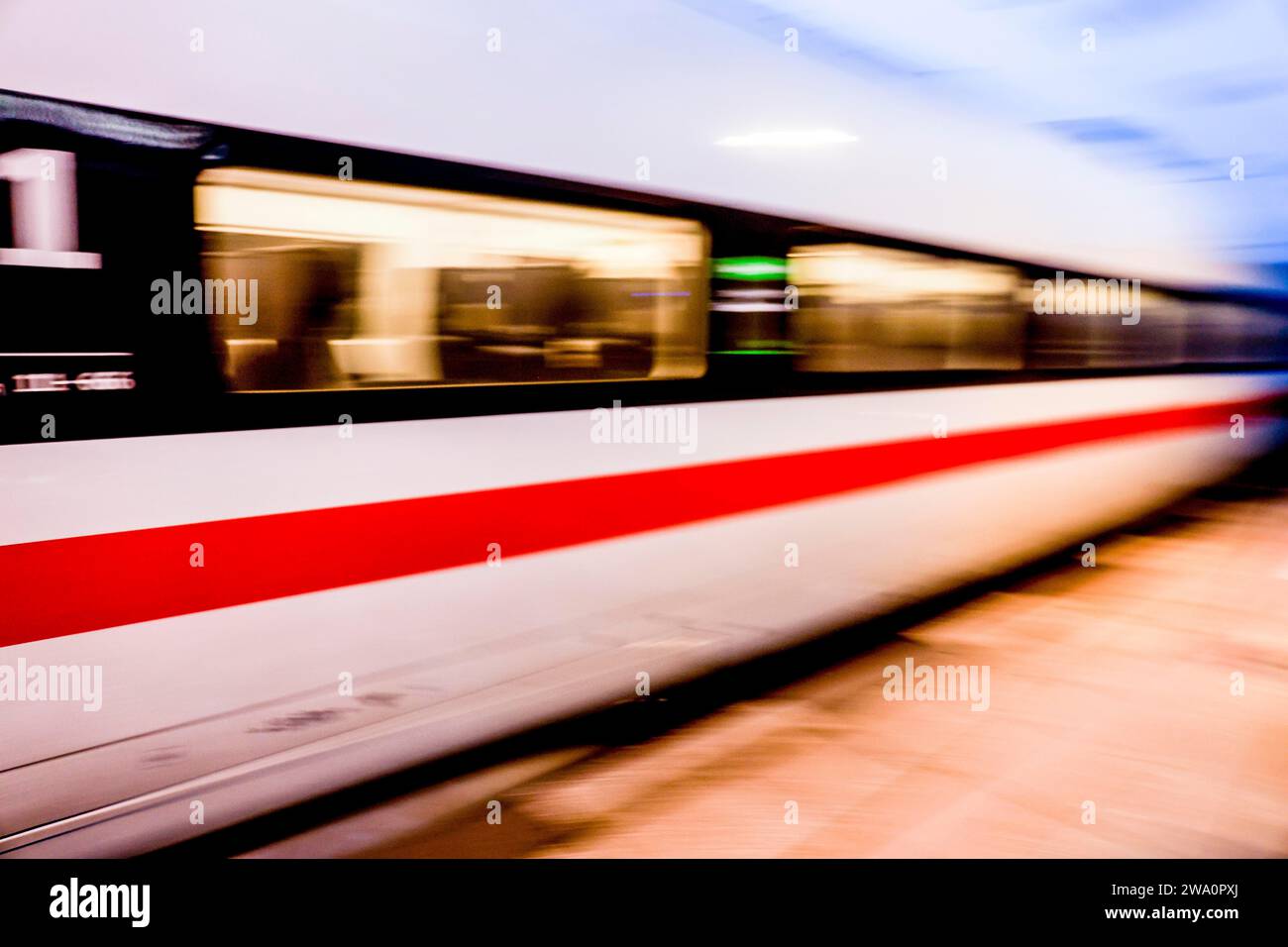 1st class carriages of a Deutsche Bahn ICE train, Berlin, 26 11 2023 ...