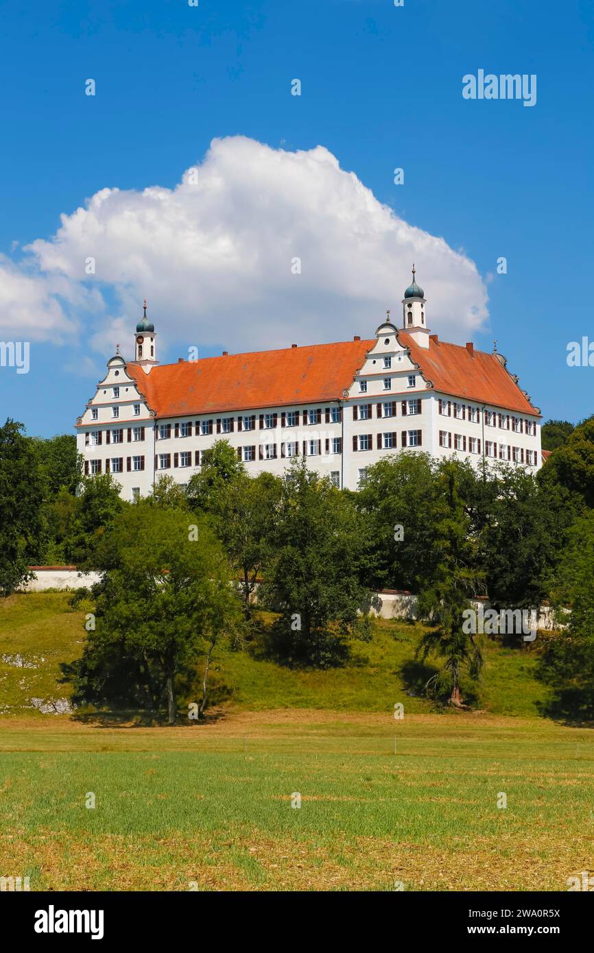 Mochental Castle, Renaissance style, historical building, architecture ...