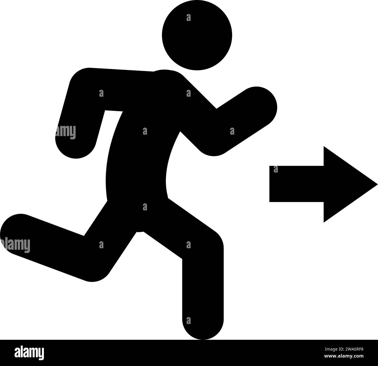 earthquake emergency exit icon Stock Vector Image & Art - Alamy