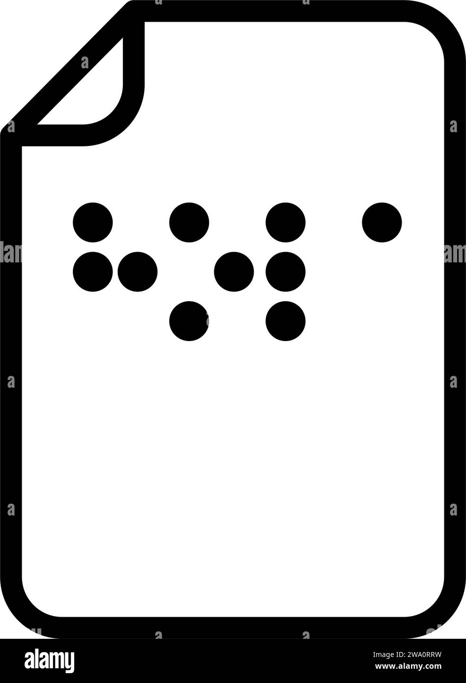 braille paper language Stock Vector Image & Art - Alamy