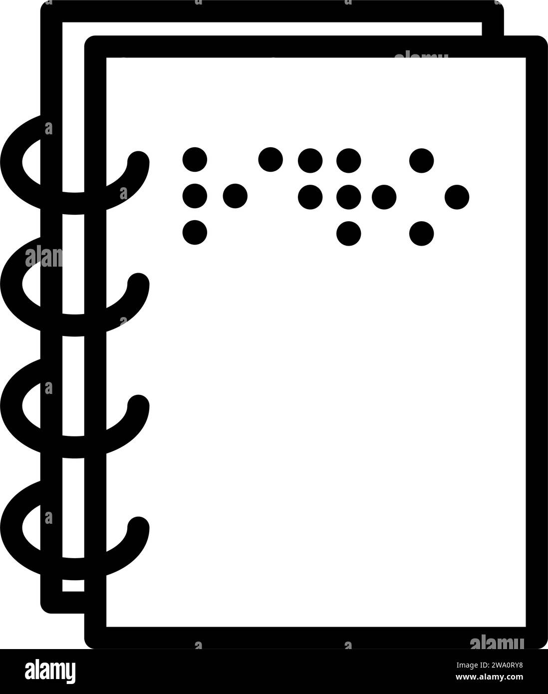 braille alphabet book Stock Vector Image & Art - Alamy